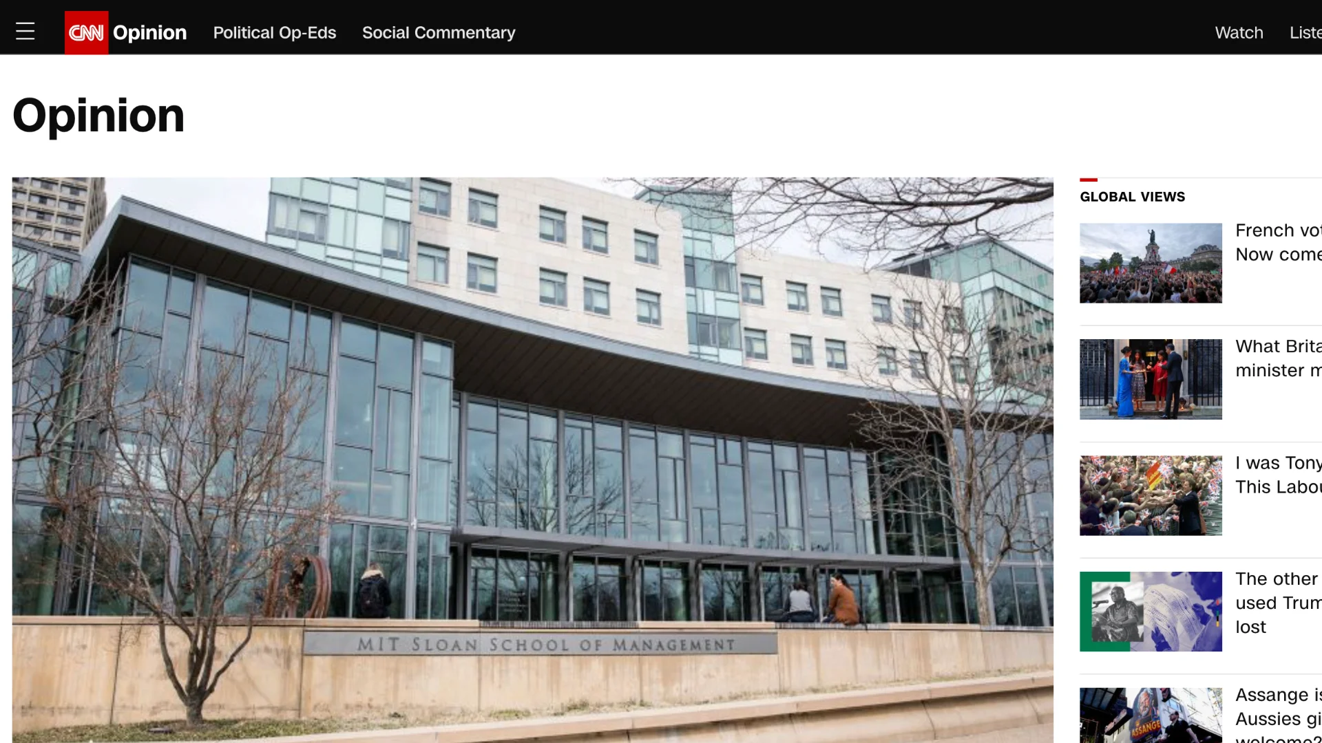 An Opinion on CNN Opinion - The Addition